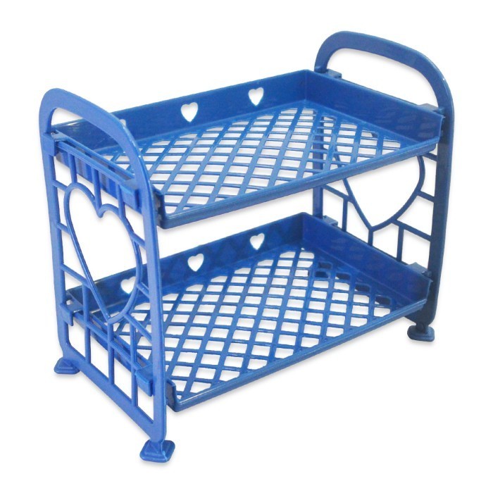 Jual Rak Susun Rak Susun Mini Portable Plastik 2 Tingkat Rak plastik 2 ...