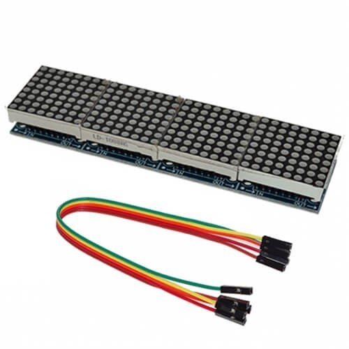 Jual MAX7219 Display Modul 4in1 Dot Matrix MAX 7219 32x8 LED Display ...