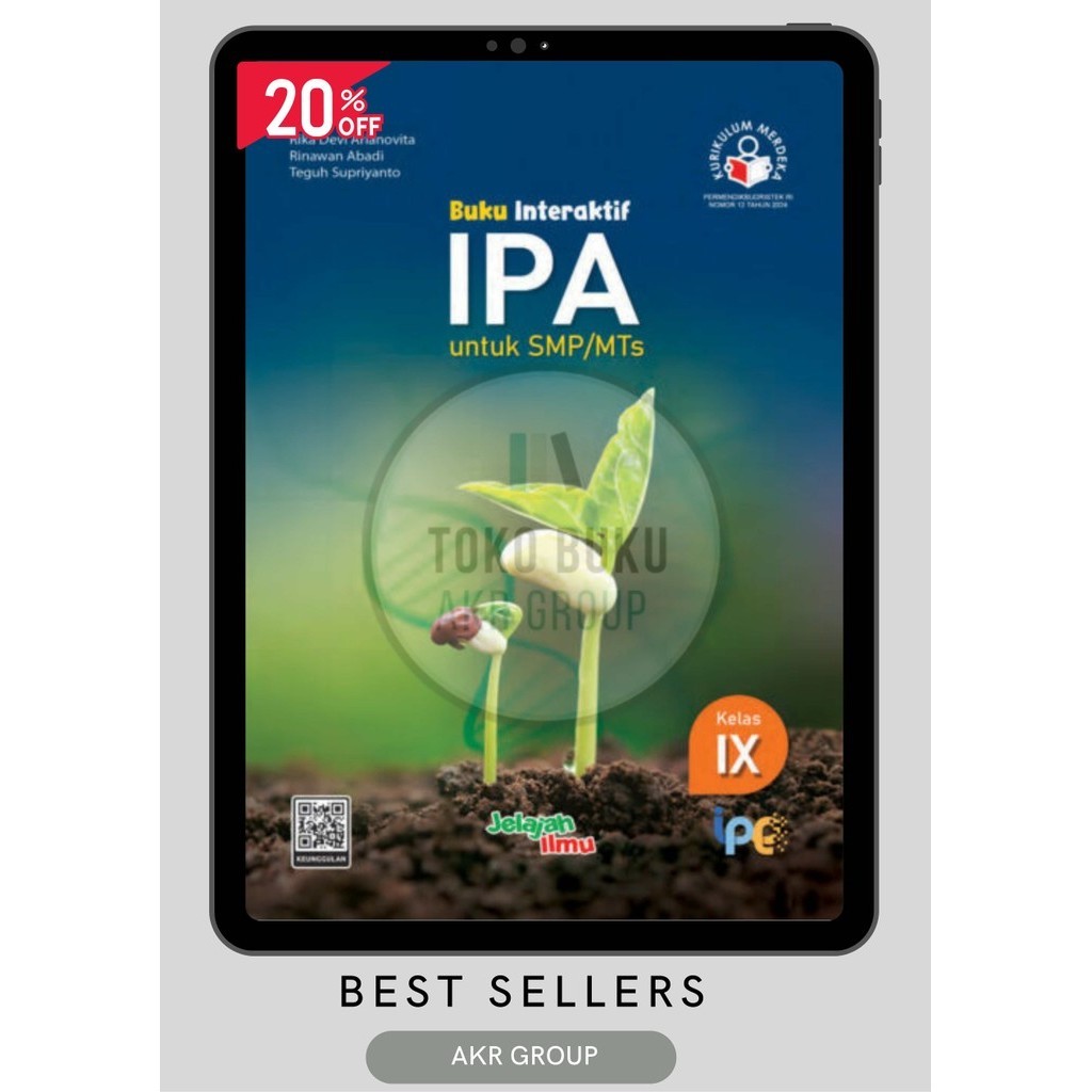 Jual Buku Paket Interaktif IPA Kelas 9/IX SMP/MTS Kurikulum Merdeka Intan pariwara Tahun 2024 ...