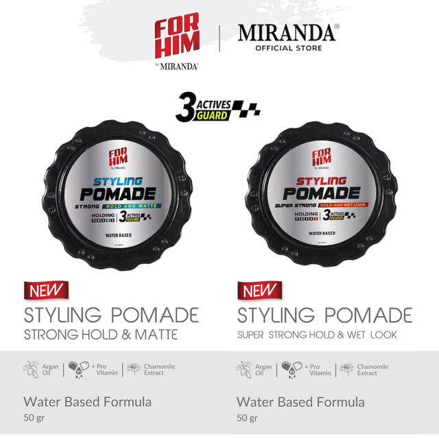 Jual For Him Styling Pomade Water Based Strong Hold and Matte 50gr ...