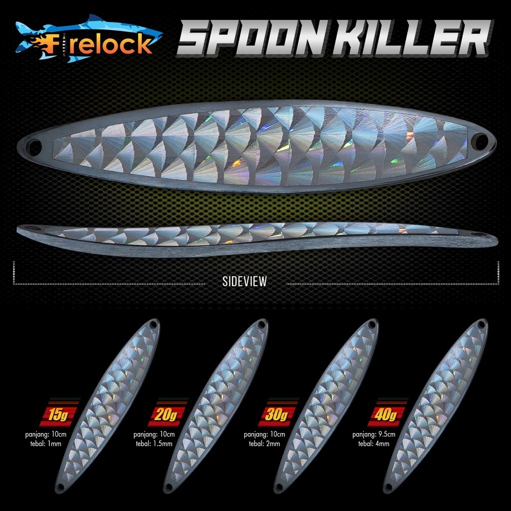 Jual Extra Bonus | Umpan Pancing Spoon Firelock Spoon Killer 15 Gram | 20 Gram | 30 Gram | 40 ...