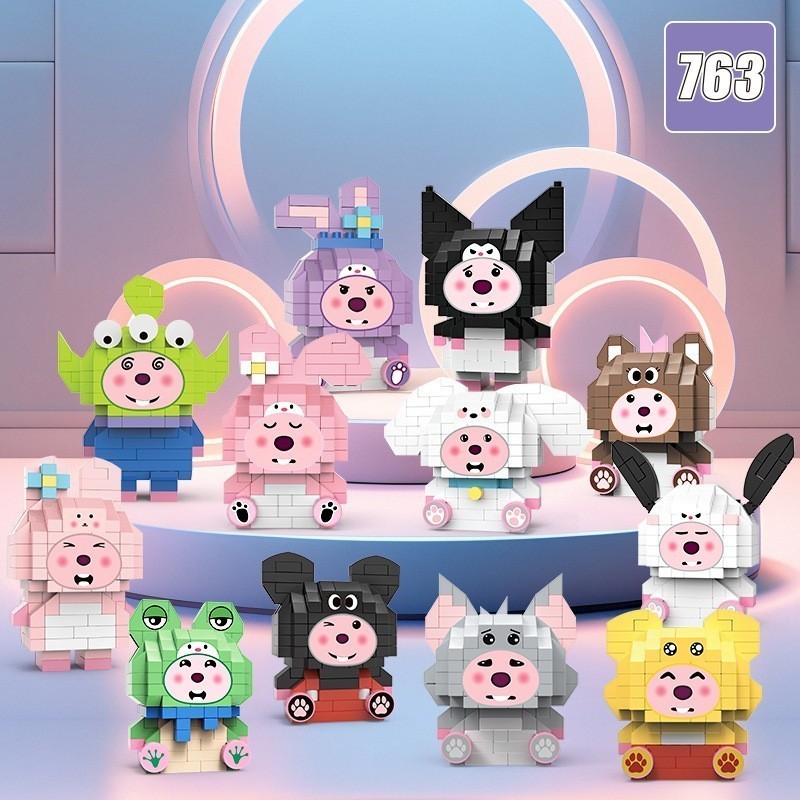 Jual Lego Loopy/Kuromi/Cinnamoroll/Melody Bricks Karakter Mainan ...