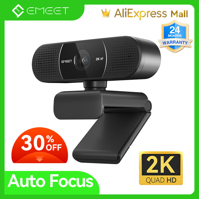 Jual 2K Webcam 1440P Web Camera Autofocus Streaming Camera 1080P EMEET ...