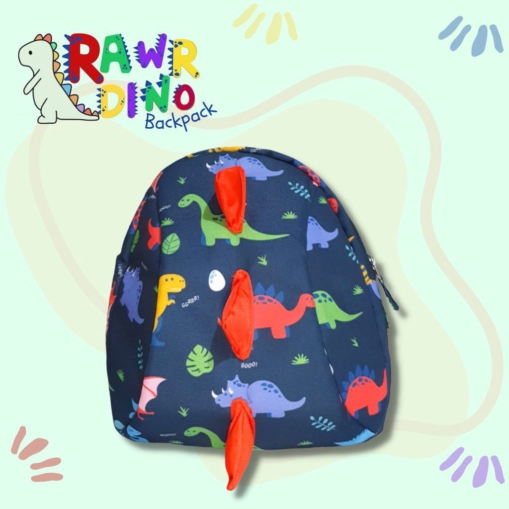 Jual Masimada Kids Rawr Dino Backpack Tas Ransel Mini Anak | Shopee Indonesia