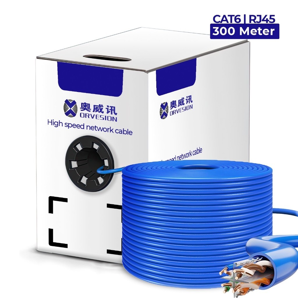 Jual Kabel LAN 300 Meter Indoor CAT 6 UTP Kabel LAN RJ45 Hight Quality ...