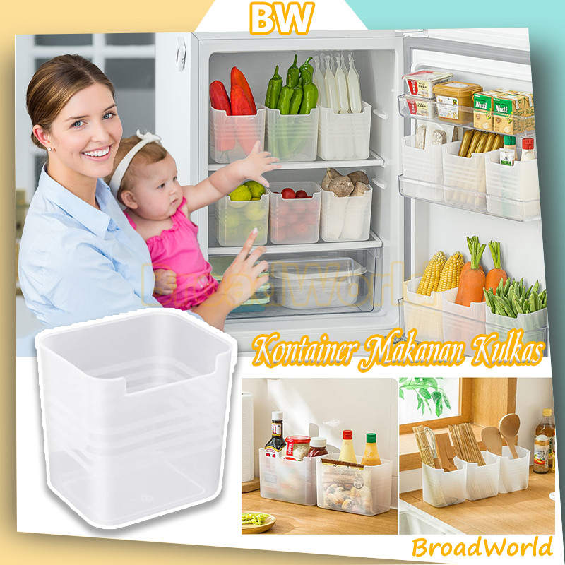 Jual Kontainer Makanan/Tempat Penyimpanan Sayur Buah Side Door Storage ...