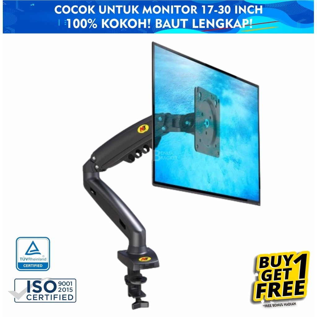 Jual Bracket TV Monitor LED LCD 30 29 27 24 21 19 17 14 Inch 14 - 30 In ...