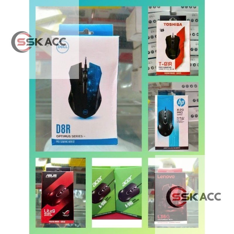 Jual Mouse Gaming / Mouse Branded / Mouse usb gaming branded SSKACC ...