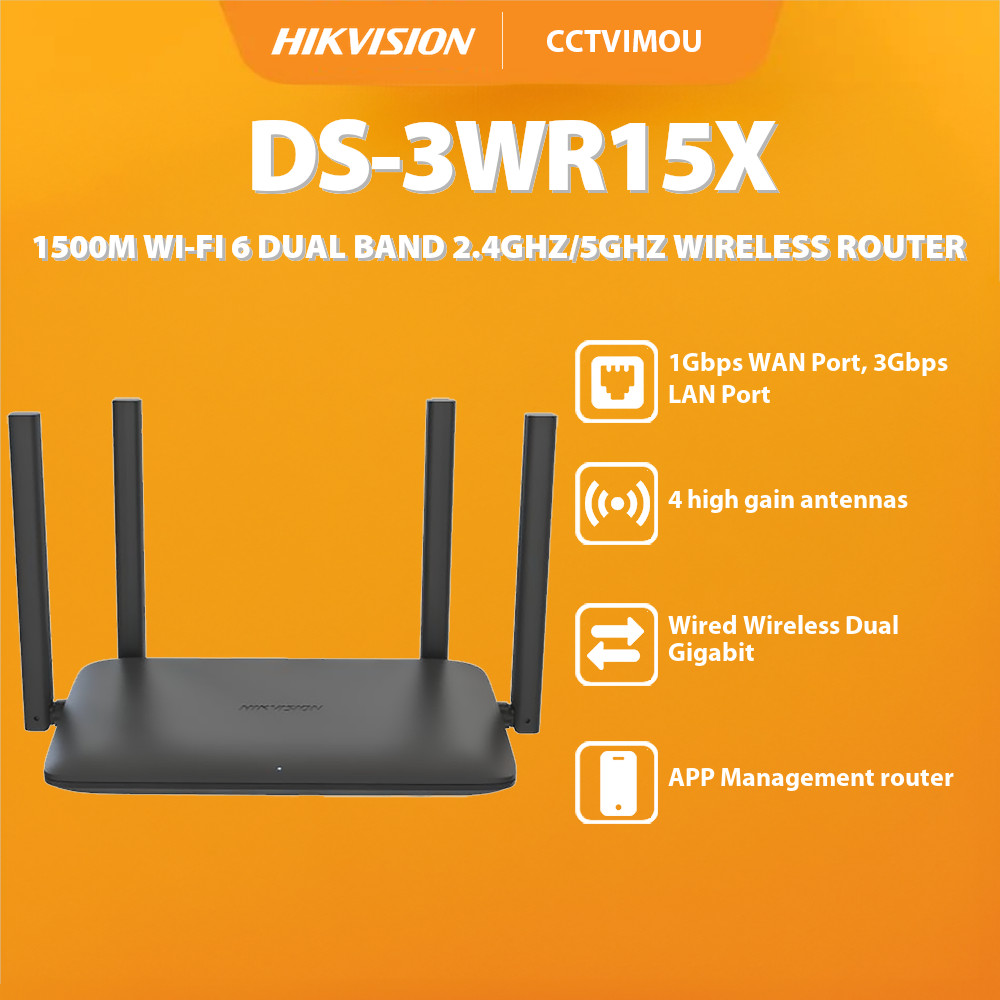 Jual HIKVISION DS-3WR15X 1500M WI-FI 6 DUAL BAND 2.4GHZ/5GHZ WIRELESS ...