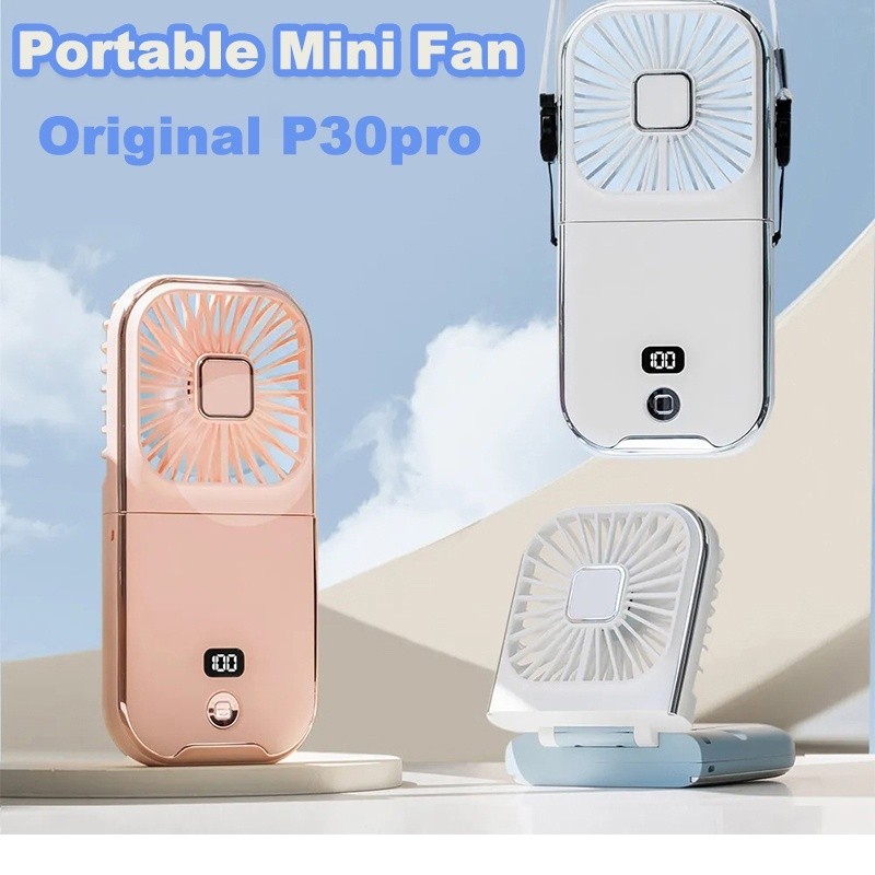 Jual Kipas Angin Portable Mini Hanging Neck Fan Adjustable Folding ...