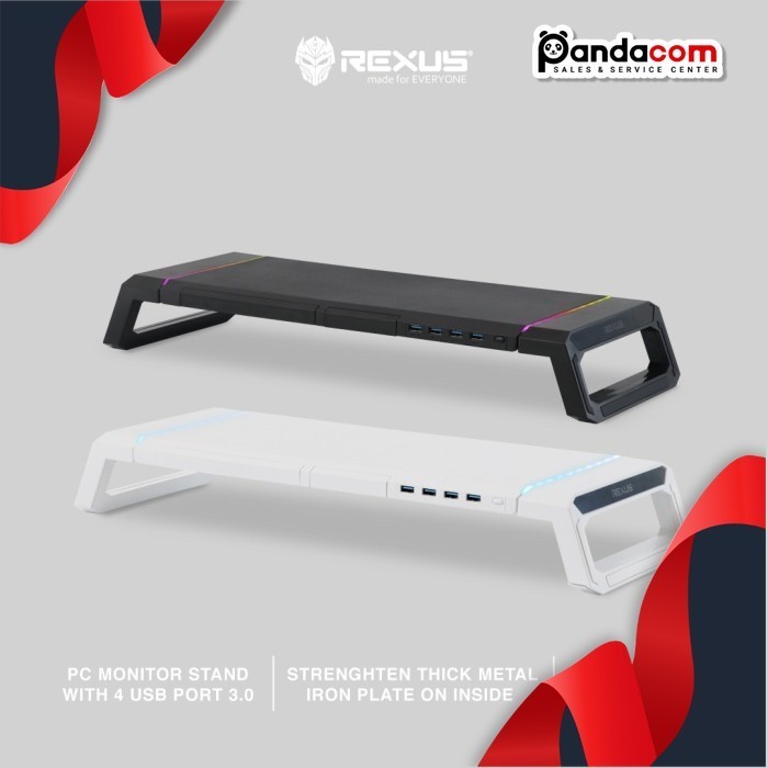 Jual STAND MONITOR REXUS FP03 TRANT RGB | Shopee Indonesia