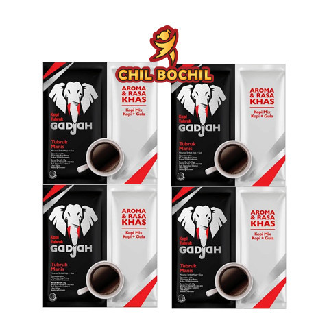 Jual KOPI GADJAH RENCENG ( 10 SACHET X 24GRAM ) - KOPI TUBRUK MANIS ...