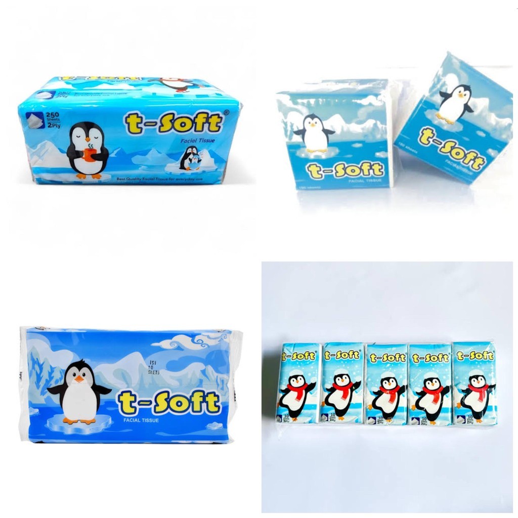 Jual TISU T-SOFT FACIAL POP UP TSOFT FACIAL SOFTPACK TRAVEL PACK POKET ...