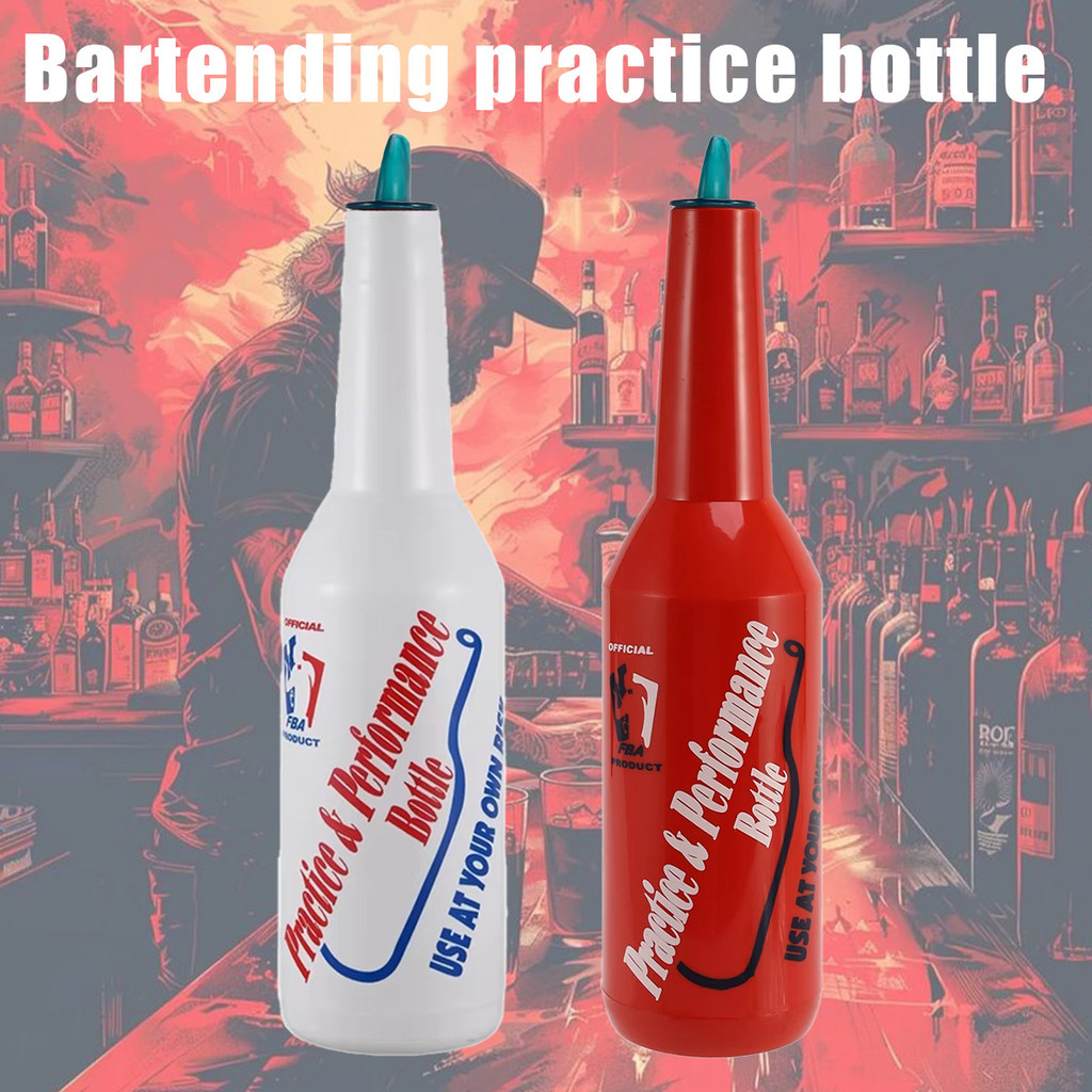 Jual Flair Bottle Putih/Merah botol latihan bartender Botol Juggling ...