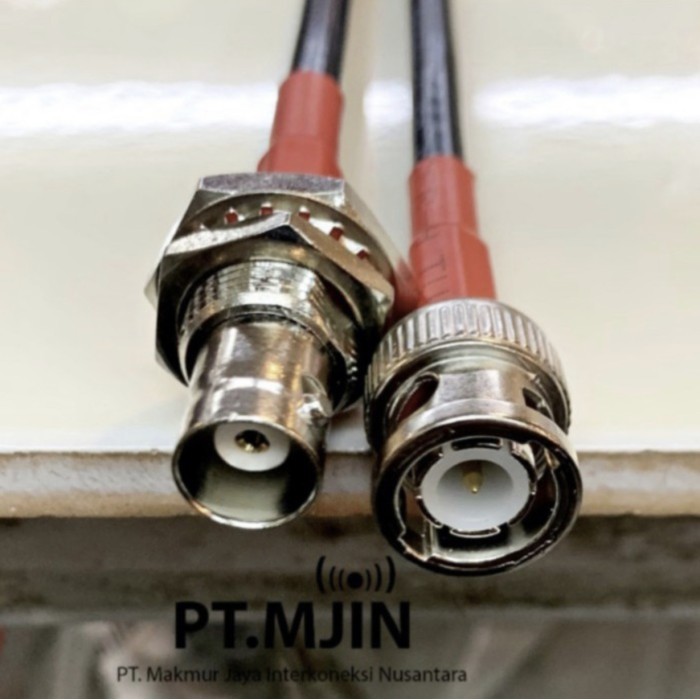 Jual JD99 Kabel Jumper Rg58 BNC male ke BNC Fenale Bulkhead Panjang 20Cm | Shopee Indonesia