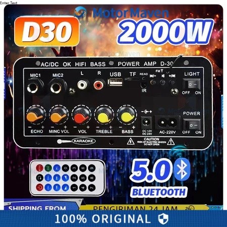 Jual [Ready COD] D10 Ⅱ 900W Amplifier board Tampilan digital Power amplifier board Untuk 8-12 ...