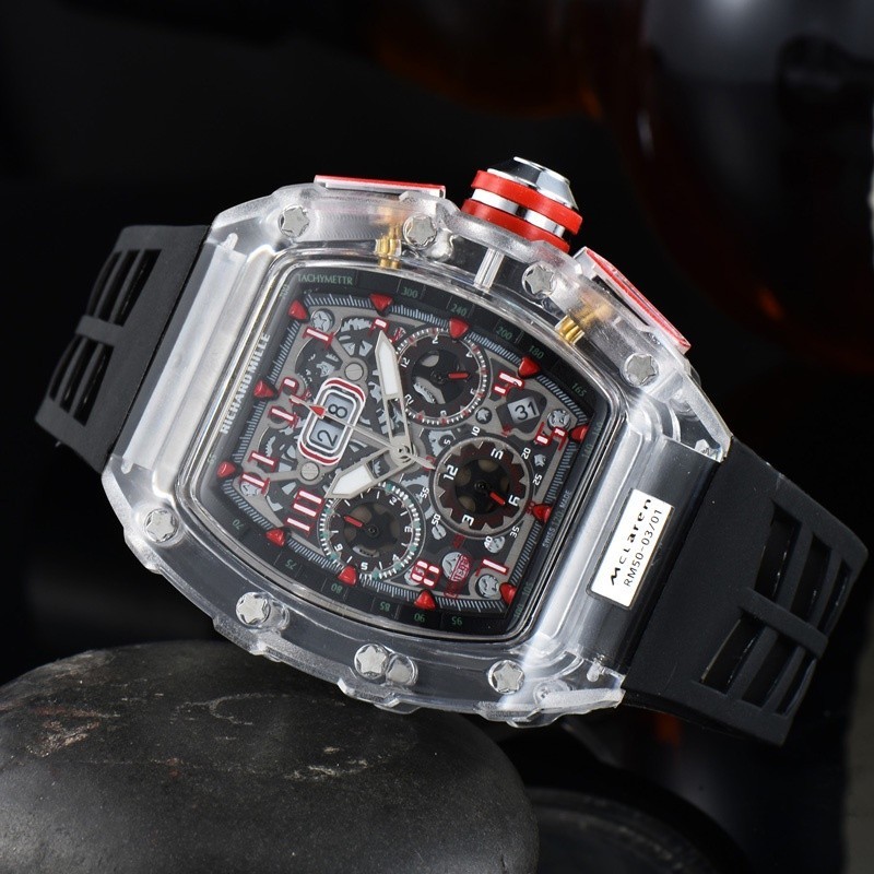 Jual Richard Men Watch Chronograph Multifungsi Quartz Watch | Shopee ...