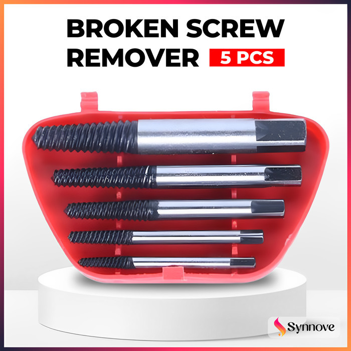 Jual Screw Extractor 5 IN 1 Broken Screw Remover Baut Sekrup Screw ...