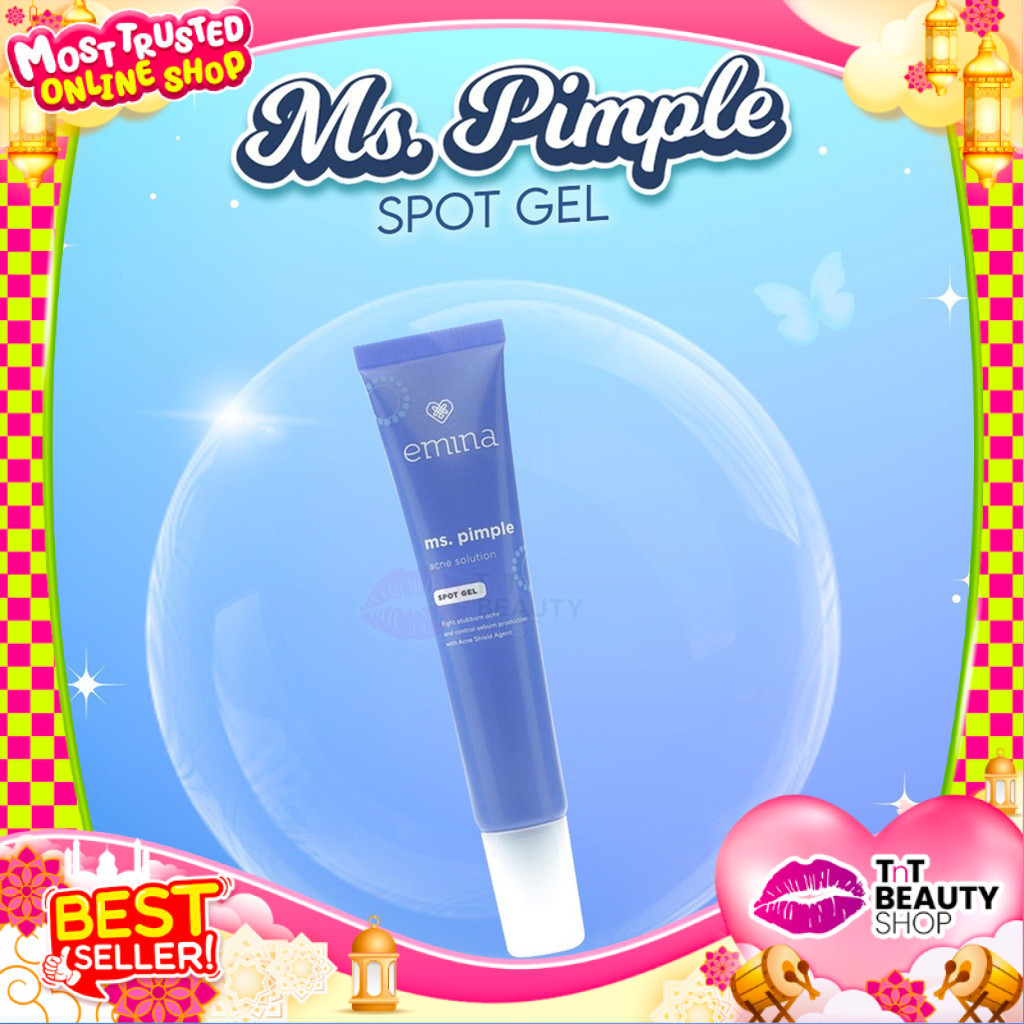 Jual Emina Ms Pimple Acne Solution Spot Gel | Emina Acne Gel 15ml | TnT ...