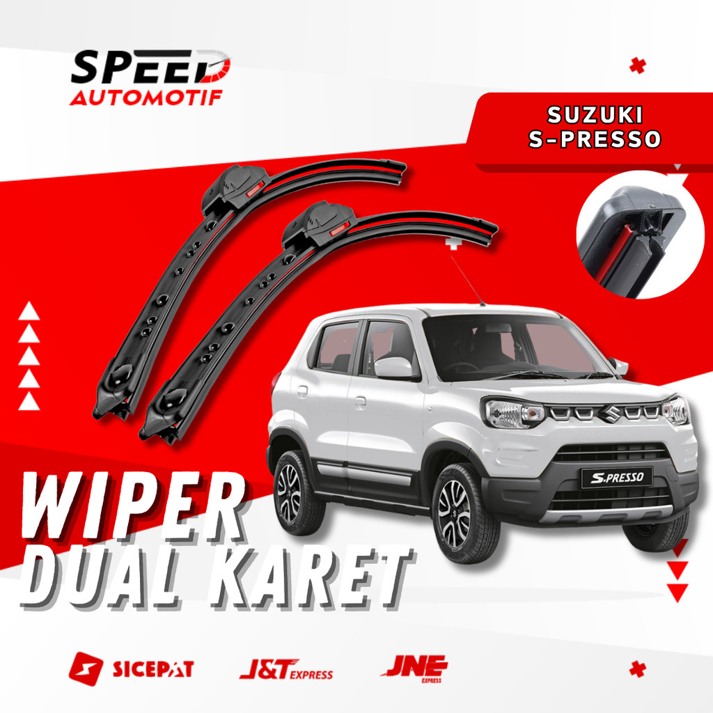 Jual Wiper Mobil - Suzuki S-Presso Spresso - Wiper 2 Lapis Karet ...