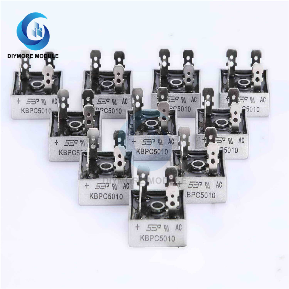 Jual 10Pcs KBPC5010 diode bridge rectifier diode 50A 1000V KBPC 5010 ...