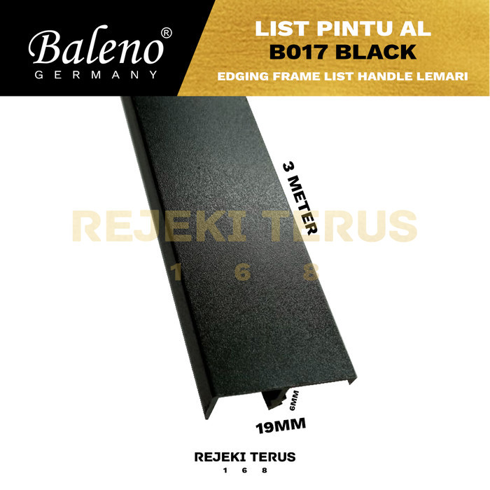 Jual Lis Pintu HITAM Kulit Jeruk Profil Aluminium Edging Frame List ...