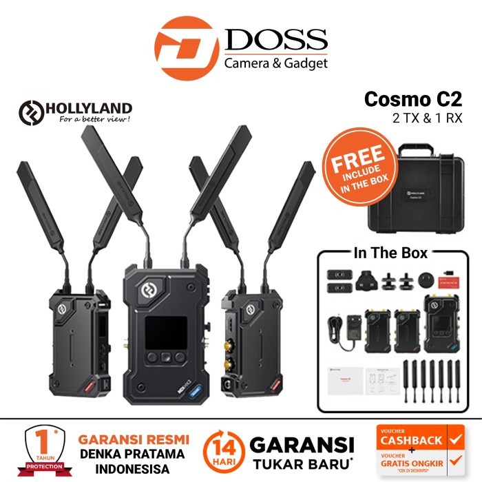 Jual Hollyland Cosmo C2 3G-SDI HDMI Wireless Video Transmission System | Shopee Indonesia