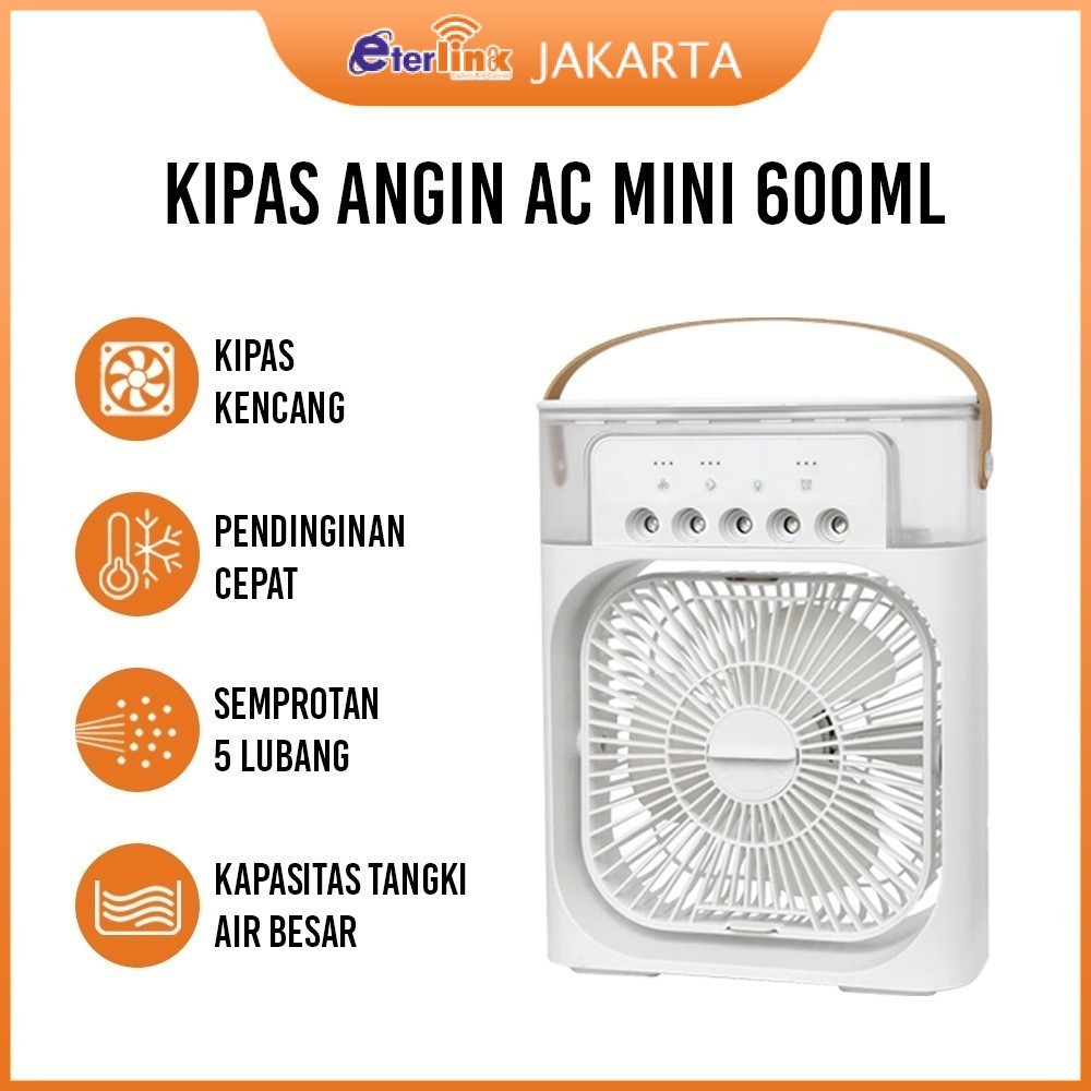 Jual ] MINI AC PORTABLE KIPAS ANGIN PELEMBAB PENYEJUK UDARA MINI FAN AC ...
