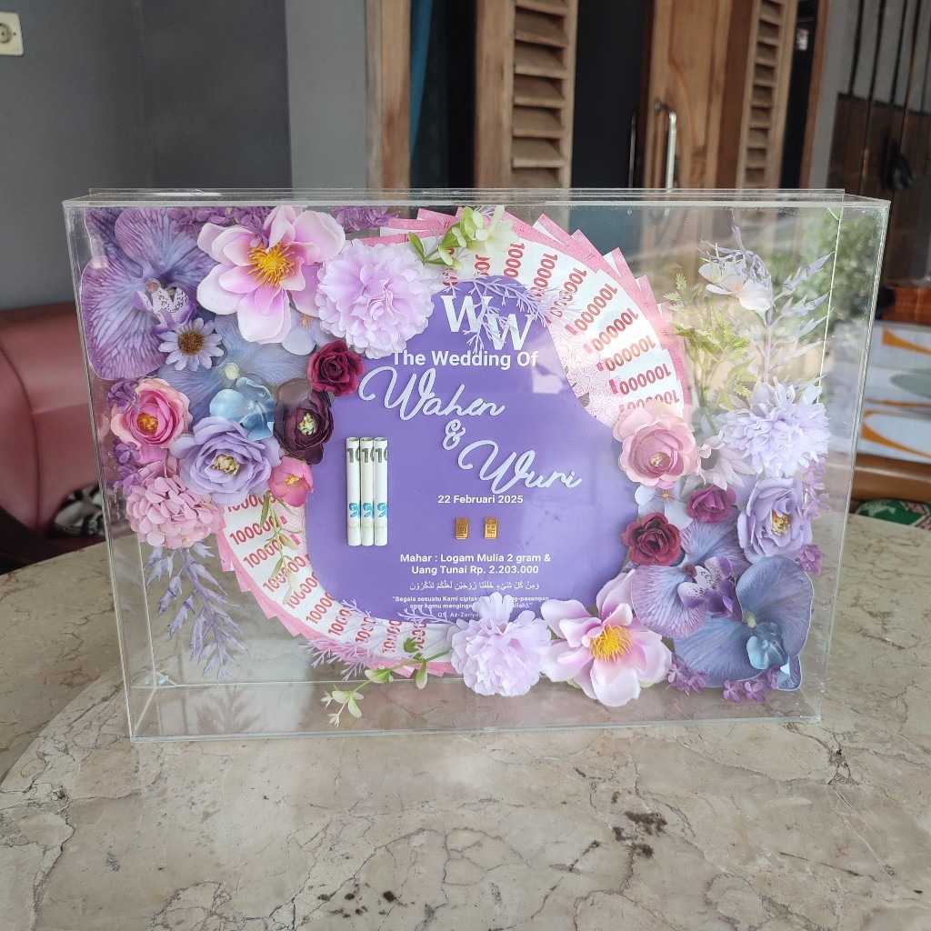 Jual MODEL TERBARU Mahar Bunga Pernikahan Modern - Medium Baby Blue ...