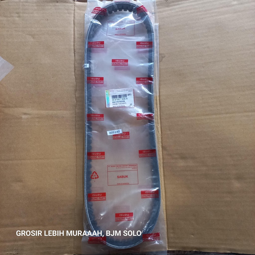 Jual FAN BELT PANTHER TRAGA UKURAN B40.4 PART NO I8-97957-509-A MERK ...