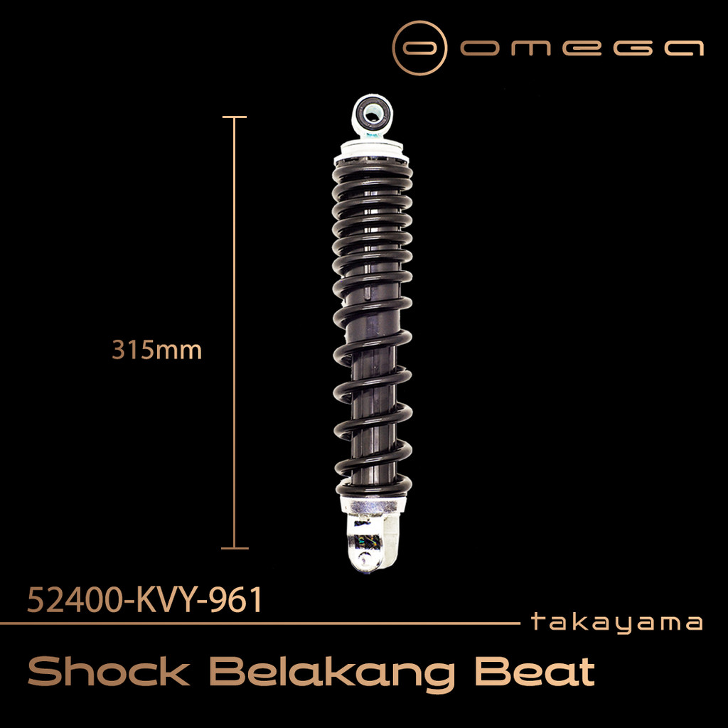 Jual Takayama Shock Breaker Shockbreaker Belakang KVY Vario / Beat | Shopee Indonesia