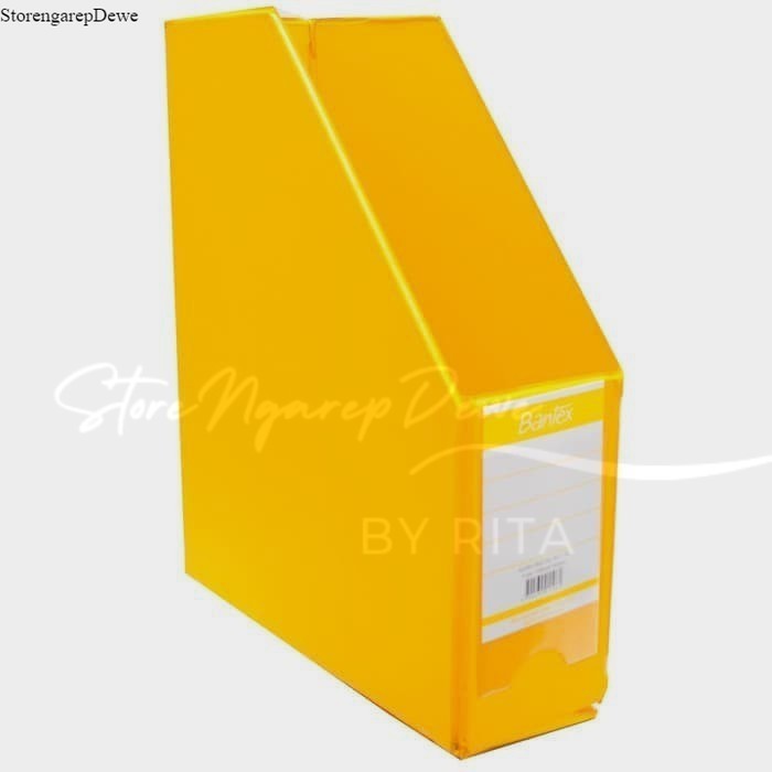 Jual BOX FILE / MAGAZINE FILE FOLIO 10 CM 4011 06 BANTEX YELLOW bahan ...