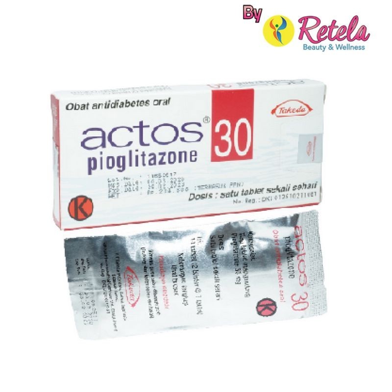 Jual ACTOS 30MG 1 STRIP 7 TABLET | Shopee Indonesia
