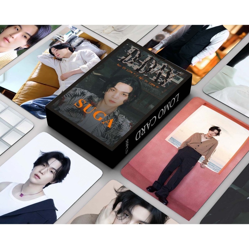 Jual [55pcs] PACK PHOTOCARD SUGA D-DAY BTS ARMY ALBUM LOMO CARD PHOTO ...