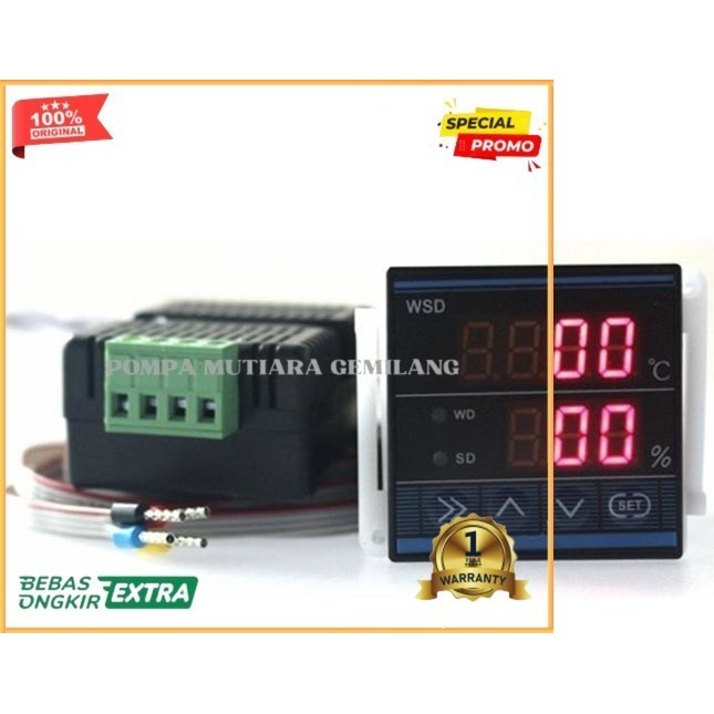 Jual Temperature Humidity Controller OKTIMER TDK0348LA Thermostat Hygrostat | Shopee Indonesia