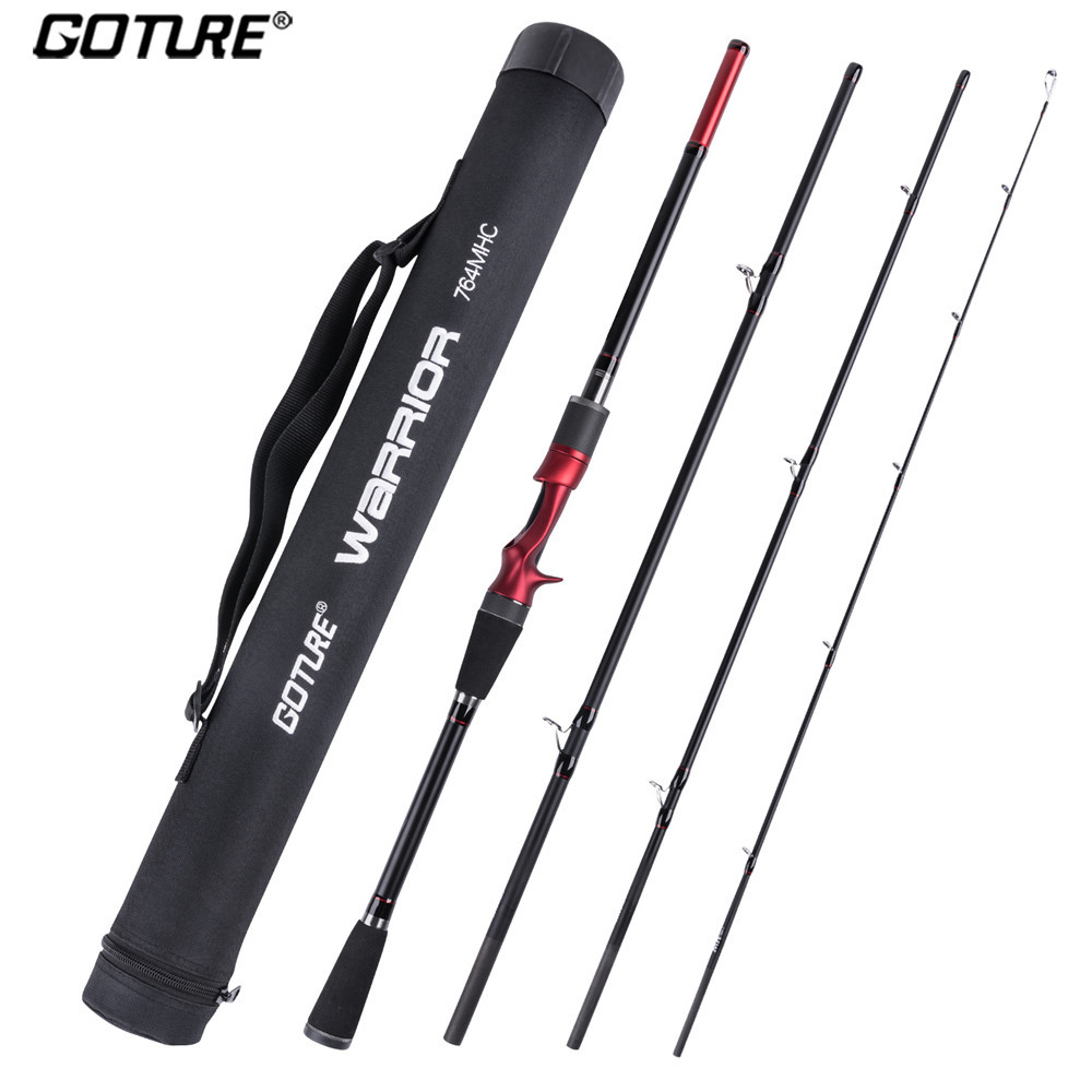 Jual Goture Warrior 4-piece Spinning Casting Fishing Rod 2.13m 2.28m 2 ...