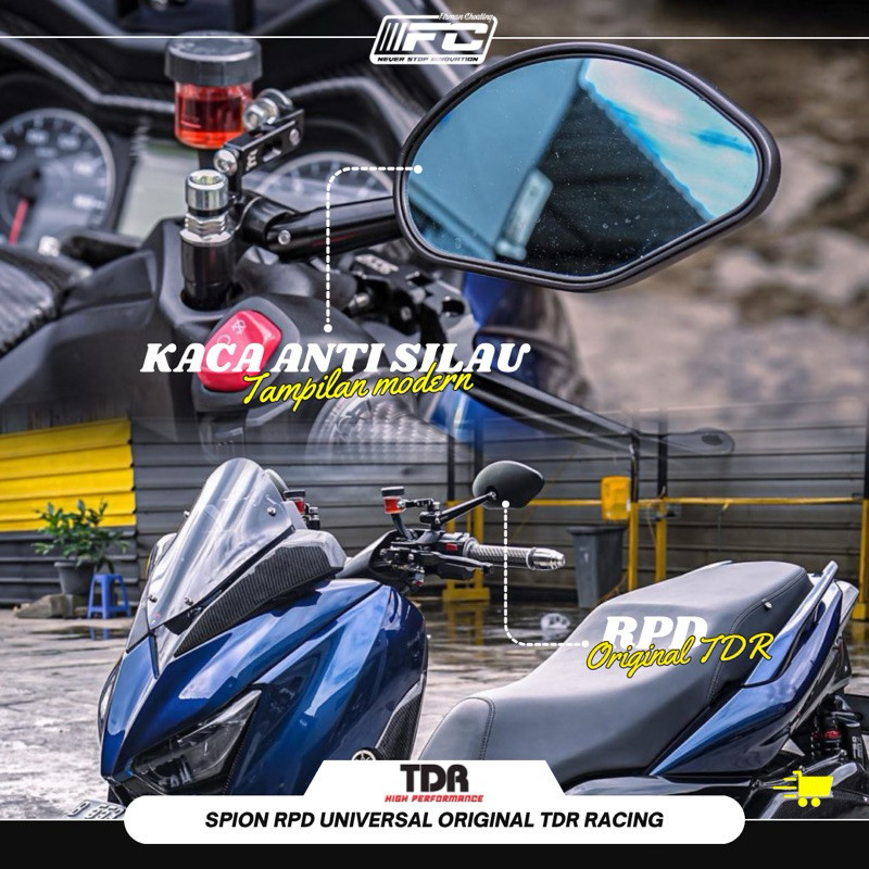 Jual SPION RPD UNIVERSAL NMAX XMAX PCK ADV VARIO BEAT MIO DLL ORIGINAL ...