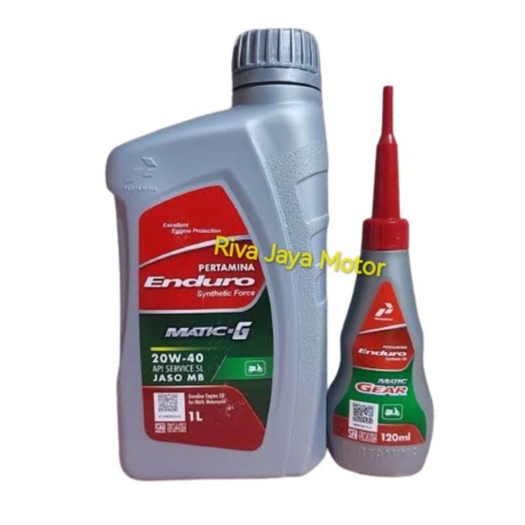 Jual Paket Oli Enduro Mesin Motor Matic G 1 Liter 20w-40 1L + Oil ...