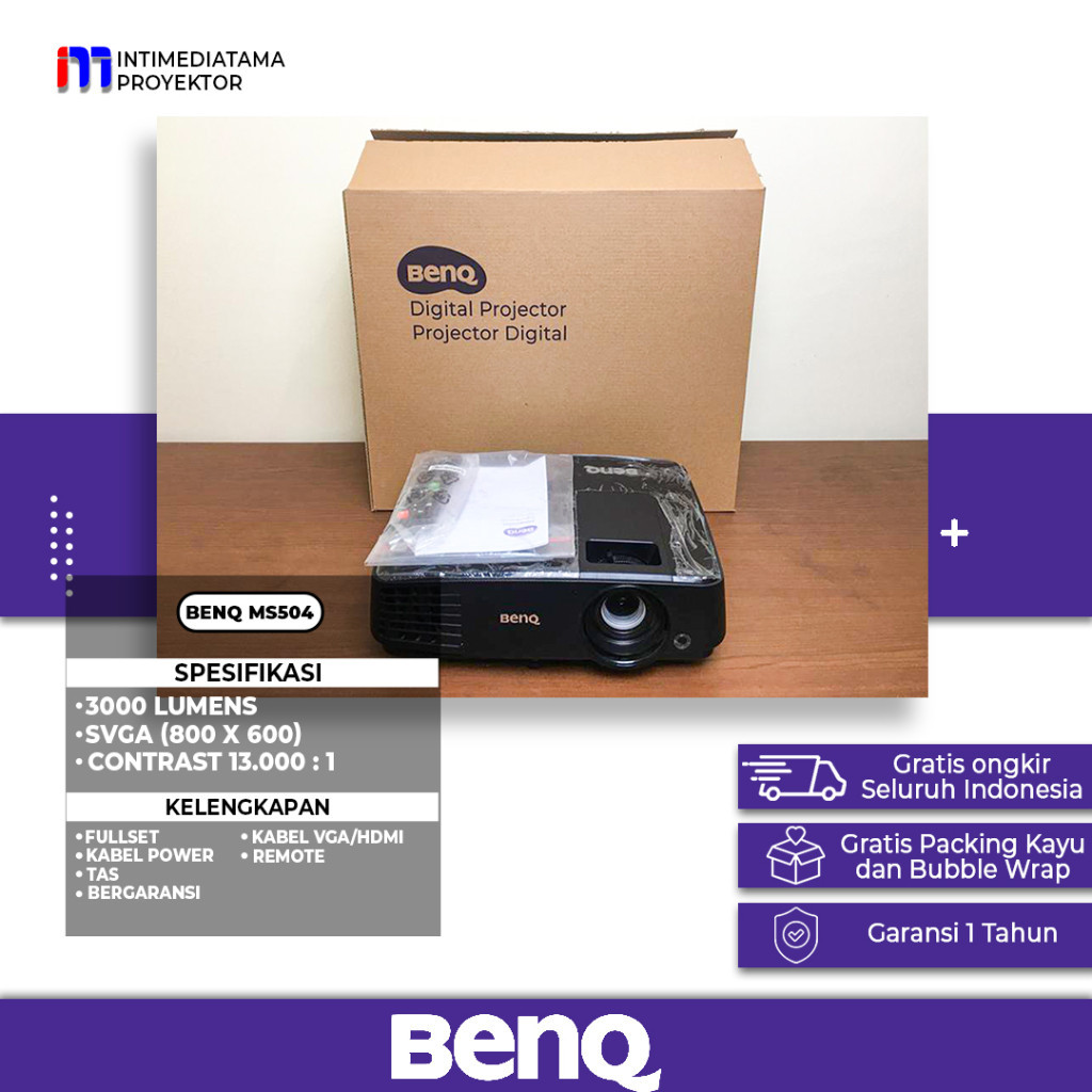 Jual Proyektor BenQ MS504 | Shopee Indonesia
