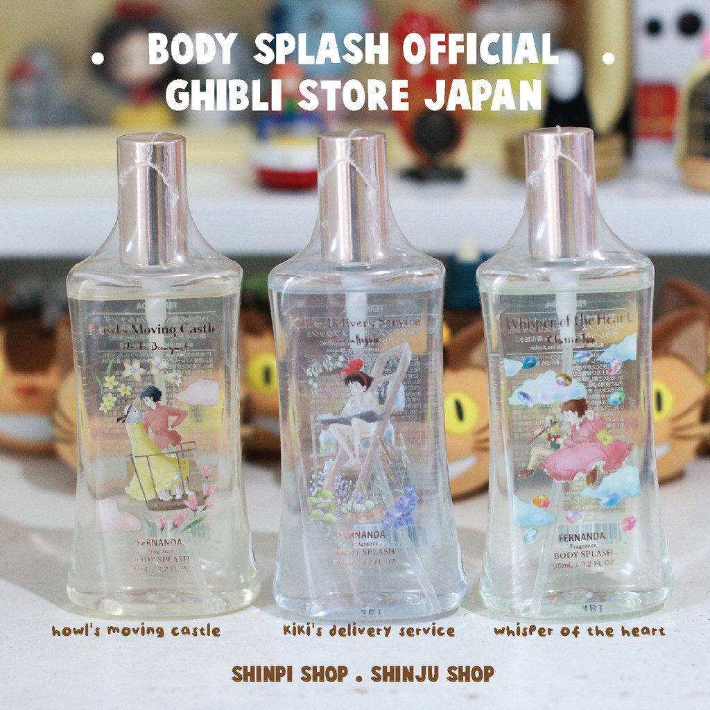 Jual OFFICIAL GHIBLI BODY SPLASH KIKI'S DELIVERY SERVICE HOWL'S MOVING ...
