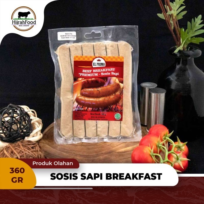 Jual El Primo Sosis Sapi Beef Breakfast Premium 360 gr | Shopee Indonesia