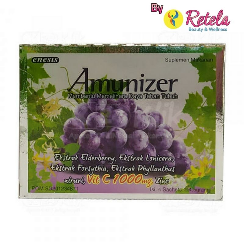 Jual AMUNIZER VITAMIN C . ZINC 4 TABLET | Shopee Indonesia