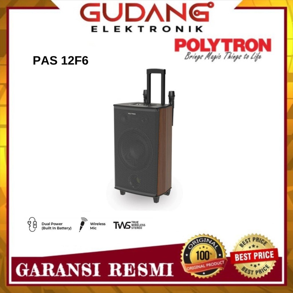 Jual SPEAKER POLYTRON PAS PRO-12F6 SPEAKER PORTABLE POLYTRON PAS PRO ...