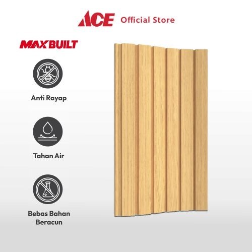 Jual Ace Maxbuilt 290X4.7X2 cm Panel Dinding Flex Motif Kayu - Cokelat ...
