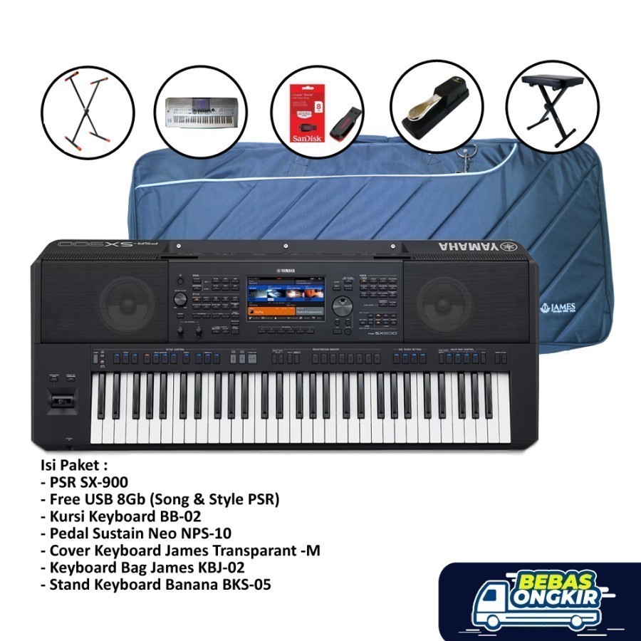 Jual PROMO SPESIAL HOT PROMO Paket Premium Keyboard Yamaha PSR SX-900 ...