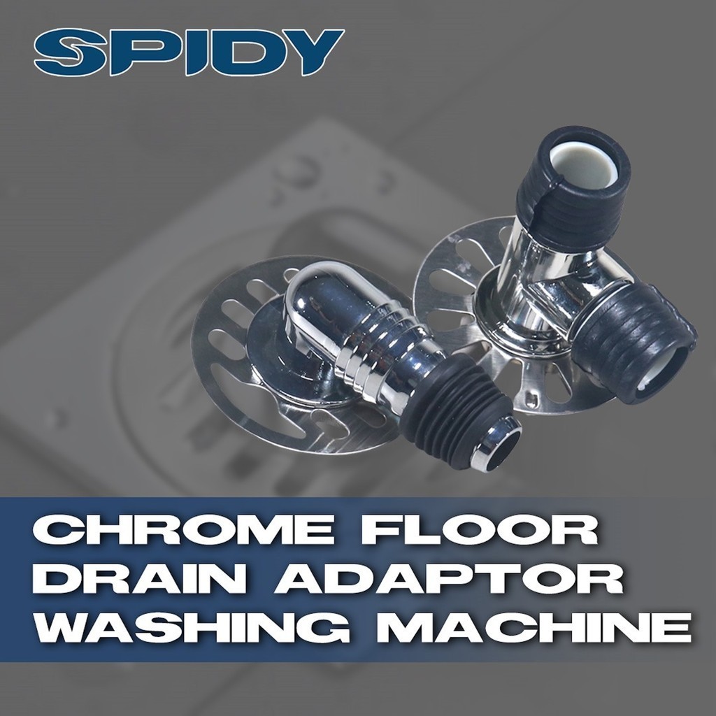 Jual Spidy Floor Drain Head Chrome Washing Machine Kepala Saringan Got ...