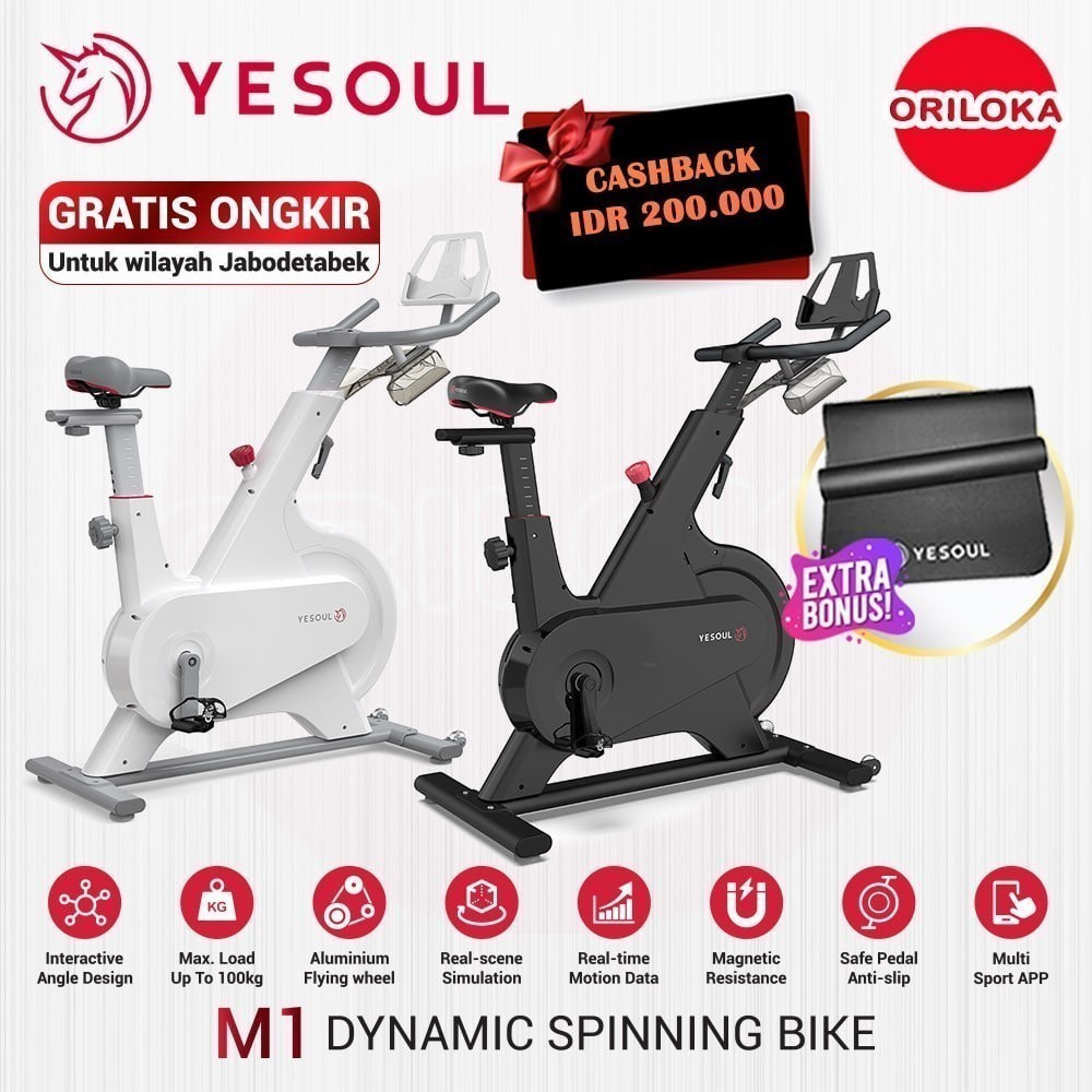 Jual Yesoul M1 Smart Spinning Bike / Sepeda Statis - Garansi Resmi Yesoul | Shopee Indonesia