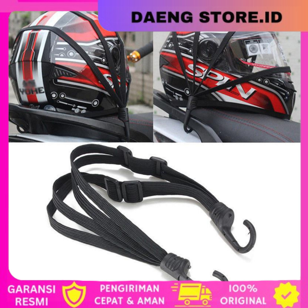 Jual Tali Pengikat Helm Jaring Helm Tali Pengikat Helm Elastis Helmet ...