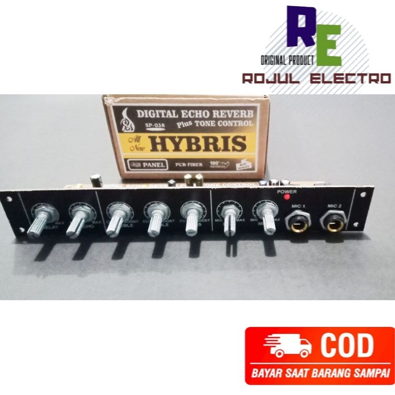 Jual Digital Echo Reverb Plus Tone Control Dan Panel Depan HYBRIS SP ...