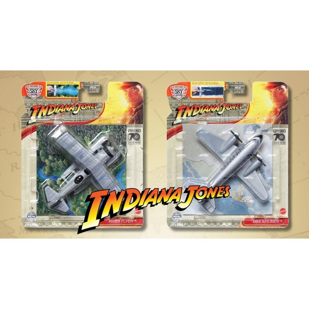 Jual Matchbox Sky Busters Indiana Jones Series MBX Airliner River Flyer ...